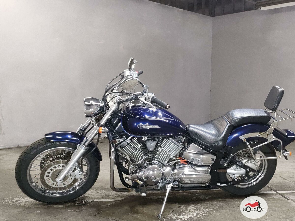 Купить б/у Yamaha XVS1100 карбюратор 5 передач в Москве: синий круизер ...
