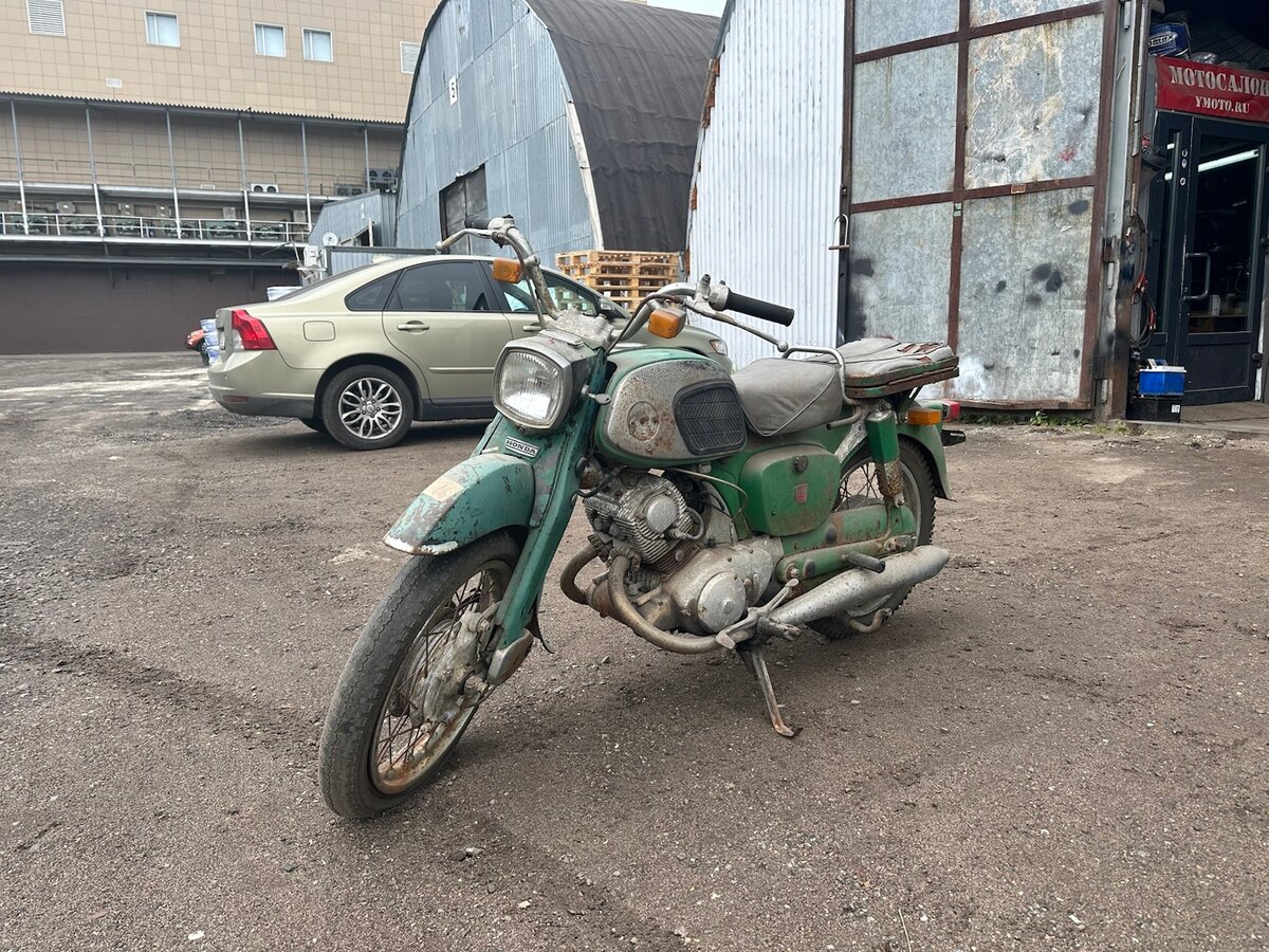 Купить б/у Honda C92 Benly в Бородине: зелёный дорожный 1957 года на Авто.ру ID 1119502267