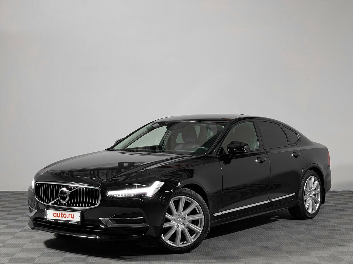Купить б/у Volvo S90 II 2.0 AT (190 л.с.) бензин автомат в Москве: коричневый Вольво S90 II ...