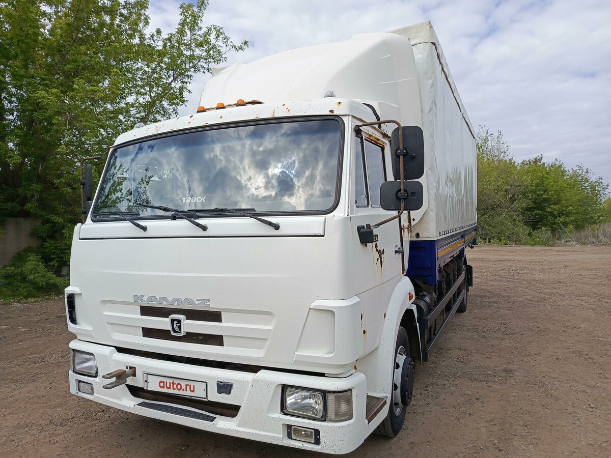 Купить б/у КамАЗ 4308 дизель механика в Ивановке: белый фургон 2012 года на Авто.ру ID 1123243335