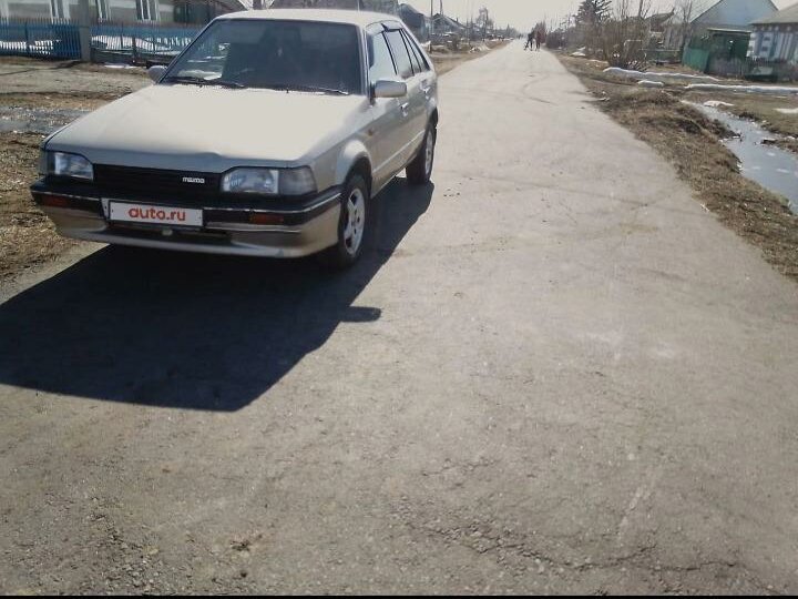 Купить б/у Mazda 323 III (BF) 1.4 MT (60 л.с.) бензин механика в Омске: серый Мазда 323 III (BF ...
