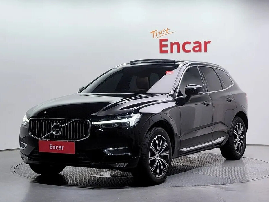 Купить б/у Volvo XC60 II Рестайлинг 2.0 AT (249 л.с.) 4WD бензин автомат во Владивостоке: чёрный ...