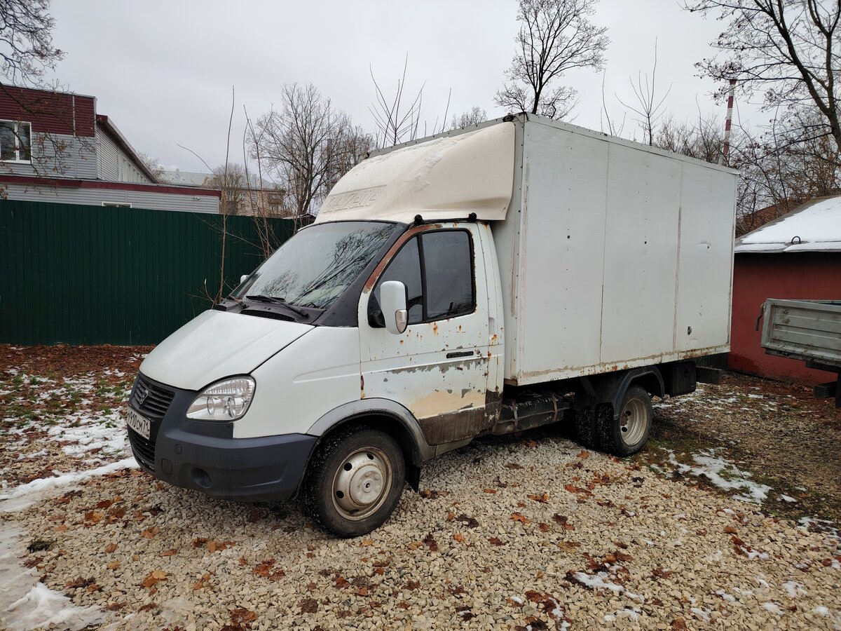 Купить б/у ГАЗ ГАЗель (3302) бензин-газ механика в Туле: белый промтоварный автофургон 2009 года ...