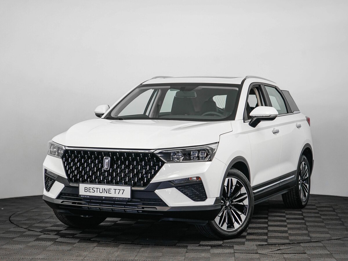 Купить новый FAW Bestune T77 2018-2024 1.5 AMT (160 л.с.) бензин робот в Кудрово: белый ФАВ ...