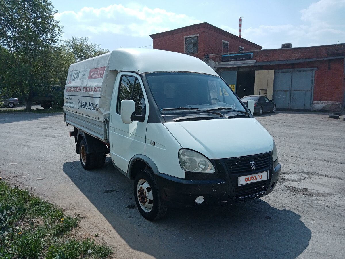 Купить б/у ГАЗ ГАЗель (3302) бензин-газ механика в Нижнем Тагиле: белый тент 2006 года на Авто ...
