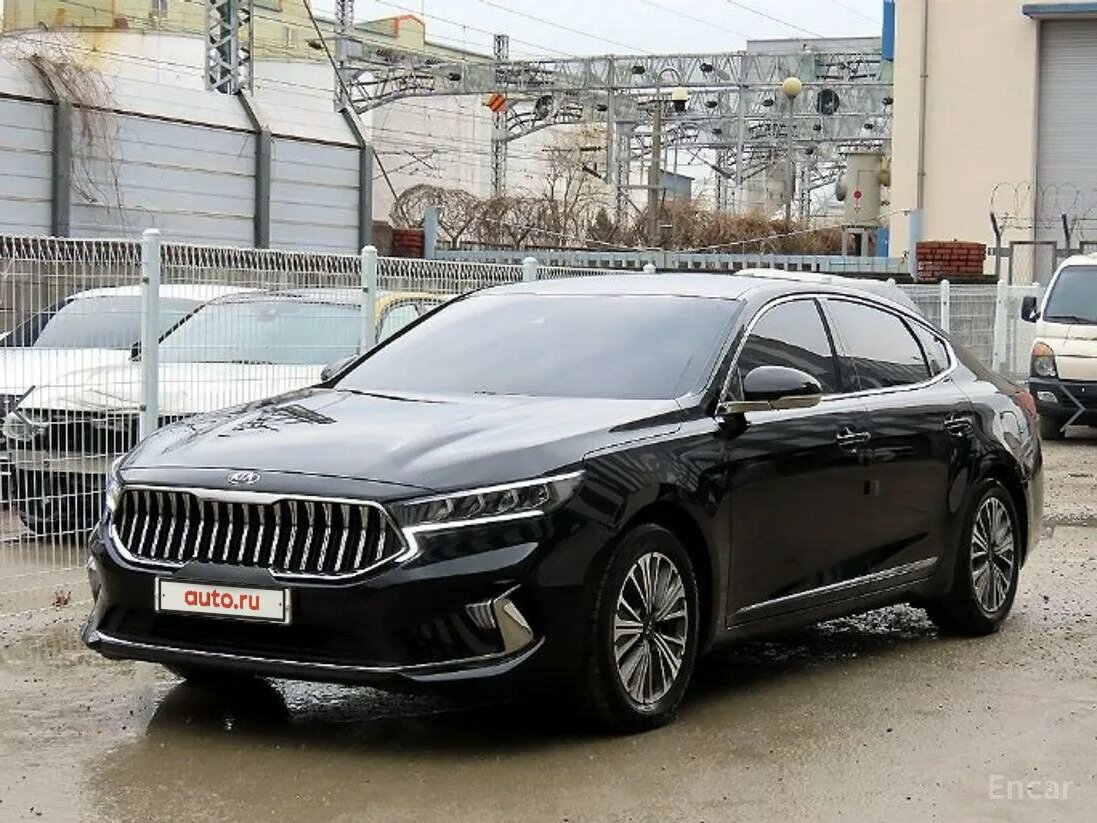 Купить б/у Kia K7 YG (II) 2.4 AT (190 л.с.) бензин автомат во Владивостоке: чёрный Киа K7 YG (II ...