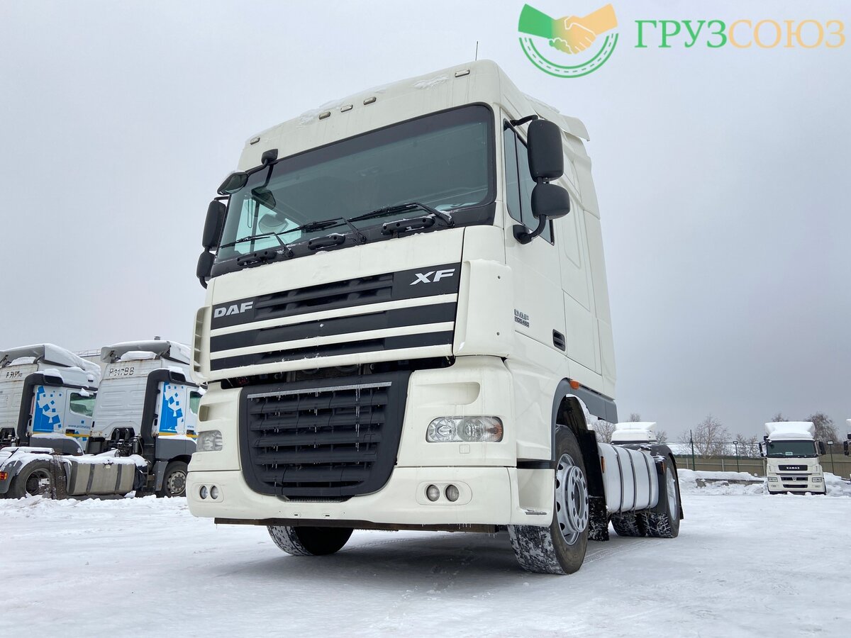 Купить б/у DAF XF 105 дизель автомат в Москве: белый 2017 года на Авто ...