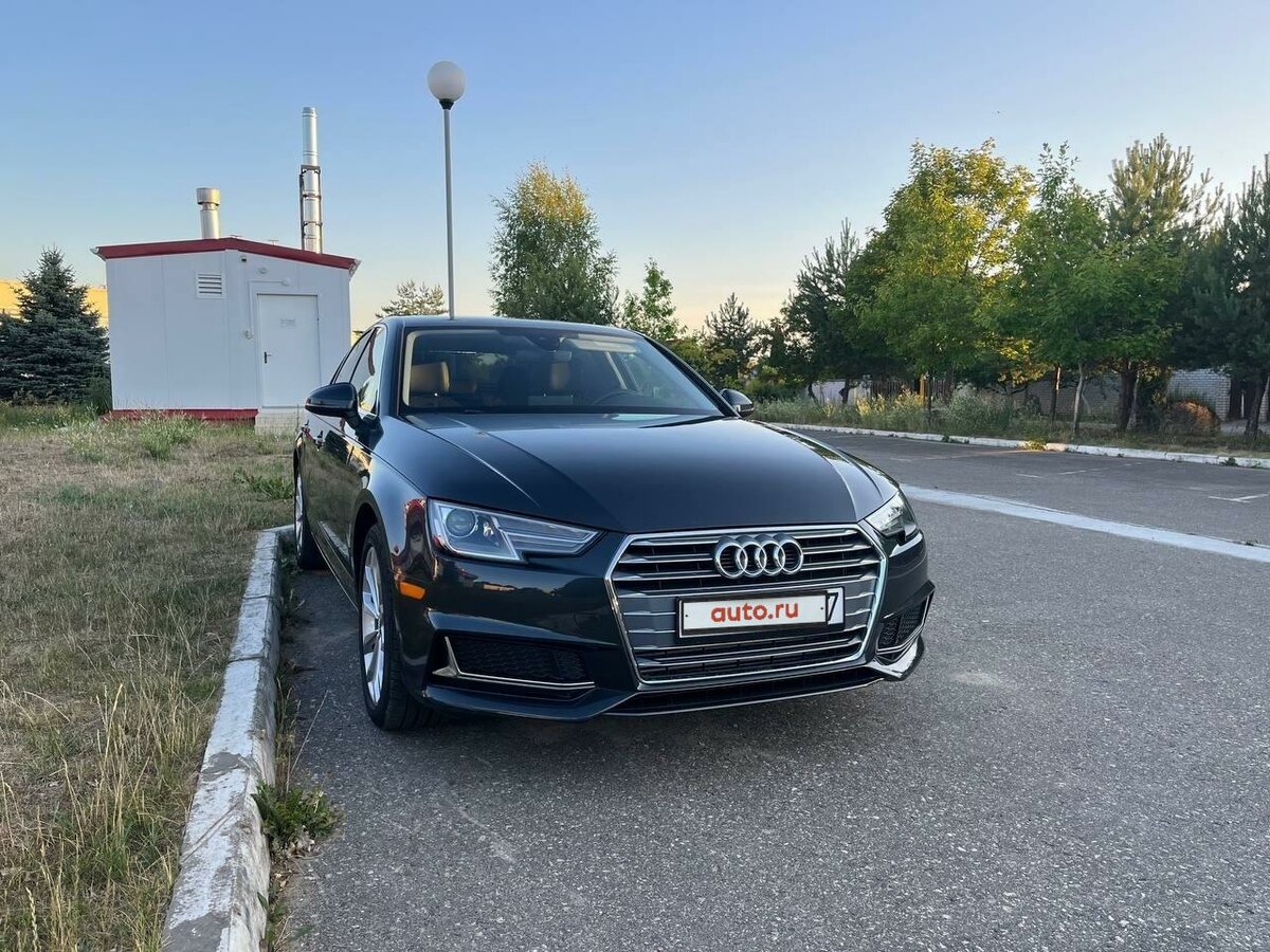 Купить б/у Audi A4 V (B9) 2.0 AMT (190 л.с.) бензин робот в Минске: серый Ауди А4 V (B9) седан ...