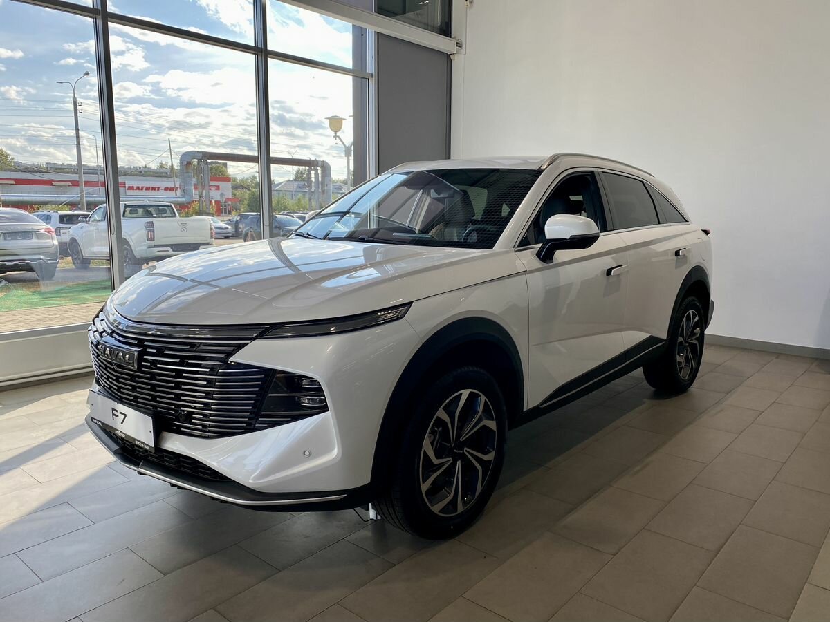 Купить новый Haval F7 II 2.0 AMT (192 л.с.) 4WD бензин робот в Ярославле: белый Хавэйл Ф7 II ...