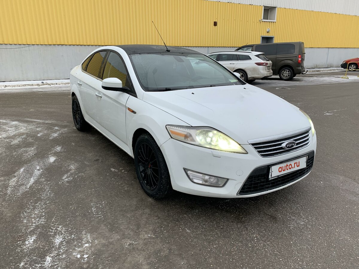 Купить б/у Ford Mondeo IV 2.0d AT (140 л.с.) дизель автомат в Санкт-Петербурге: белый Форд ...