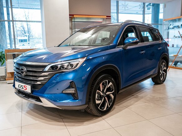 Купить новый GAC GS5 I 1.5 AT (137 л.с.) бензин автомат в Москве: синий ГАК ГС5 I внедорожник 5 ...