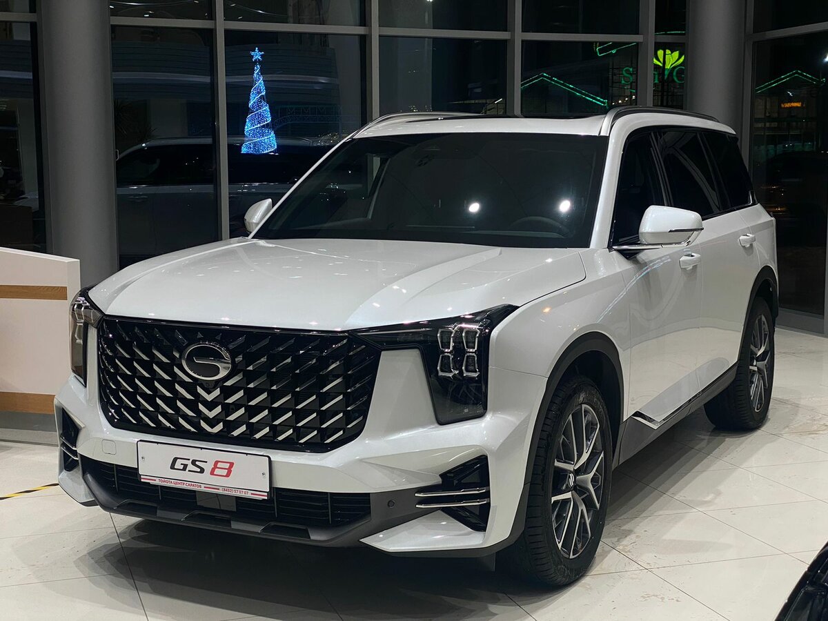 Купить новый GAC GS8 II 2.0 AT (231 л.с.) 4WD бензин автомат в Саратове: белый ГАК ГС8 II ...