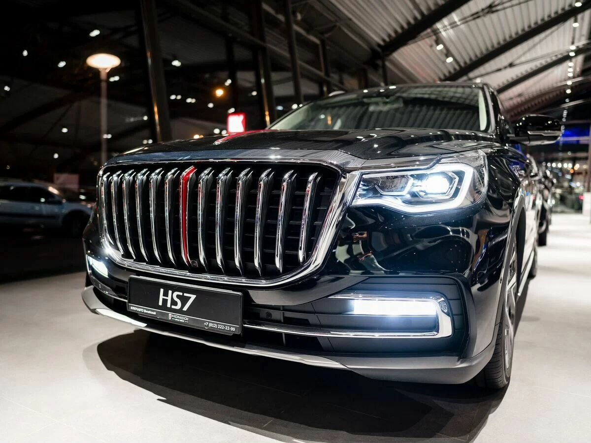 Купить новый Hongqi HS7 I 3.0 AT (337 л.с.) 4WD бензин автомат в Санкт-Петербурге: чёрный Хончи ...