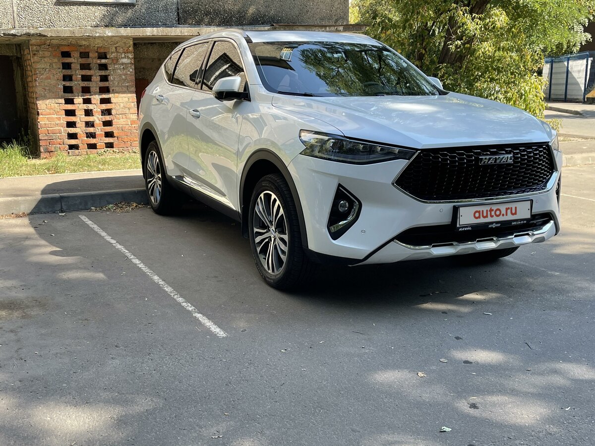 Купить б/у Haval F7 I 1.5 AMT (150 л.с.) 4WD бензин робот в Жуковском: белый Хавэйл Ф7 I ...