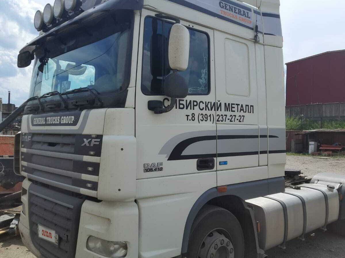 Купить б/у DAF XF 105 дизель механика в Красноярске: белый 2013 года на ...