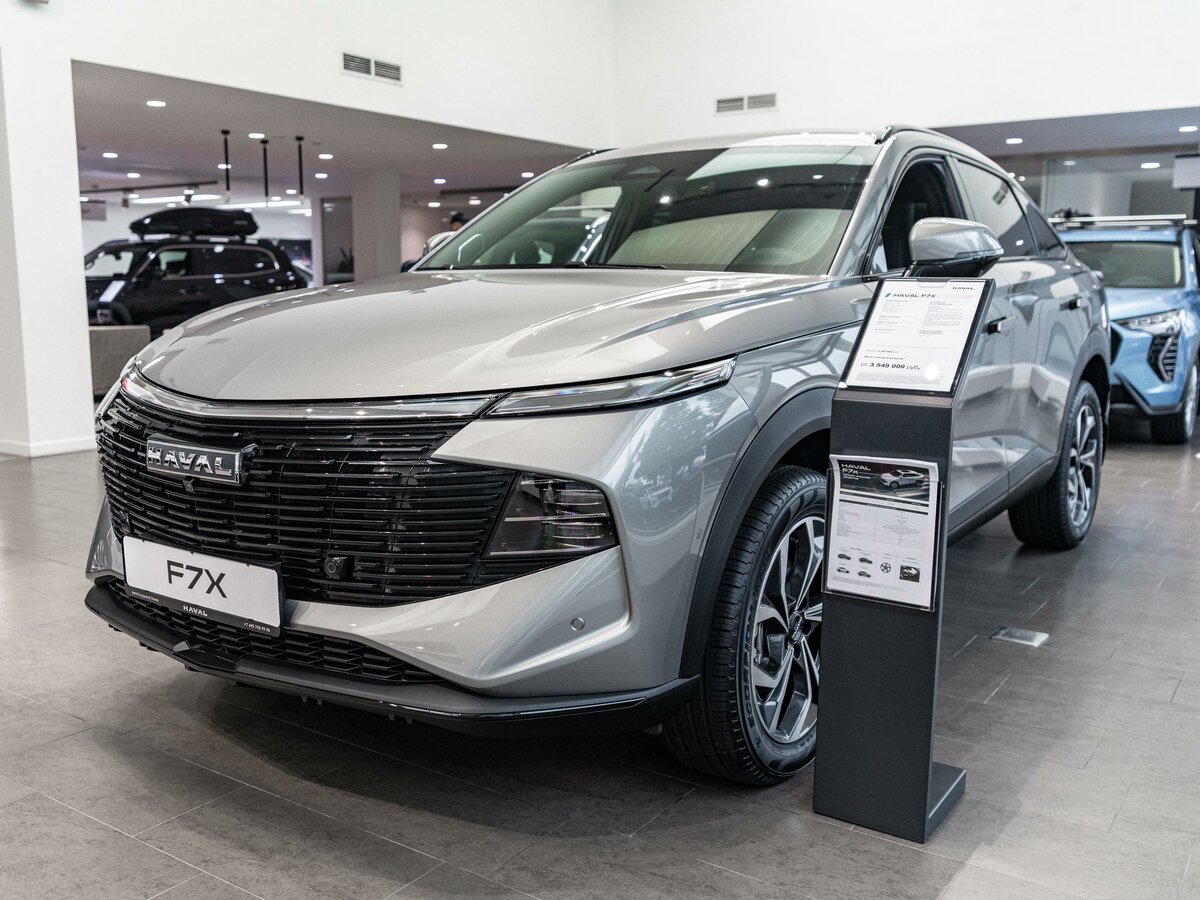 Купить новый Haval F7x II 2.0 AMT (192 л.с.) 4WD бензин робот в Москве: серый Хавэйл Ф7х II ...