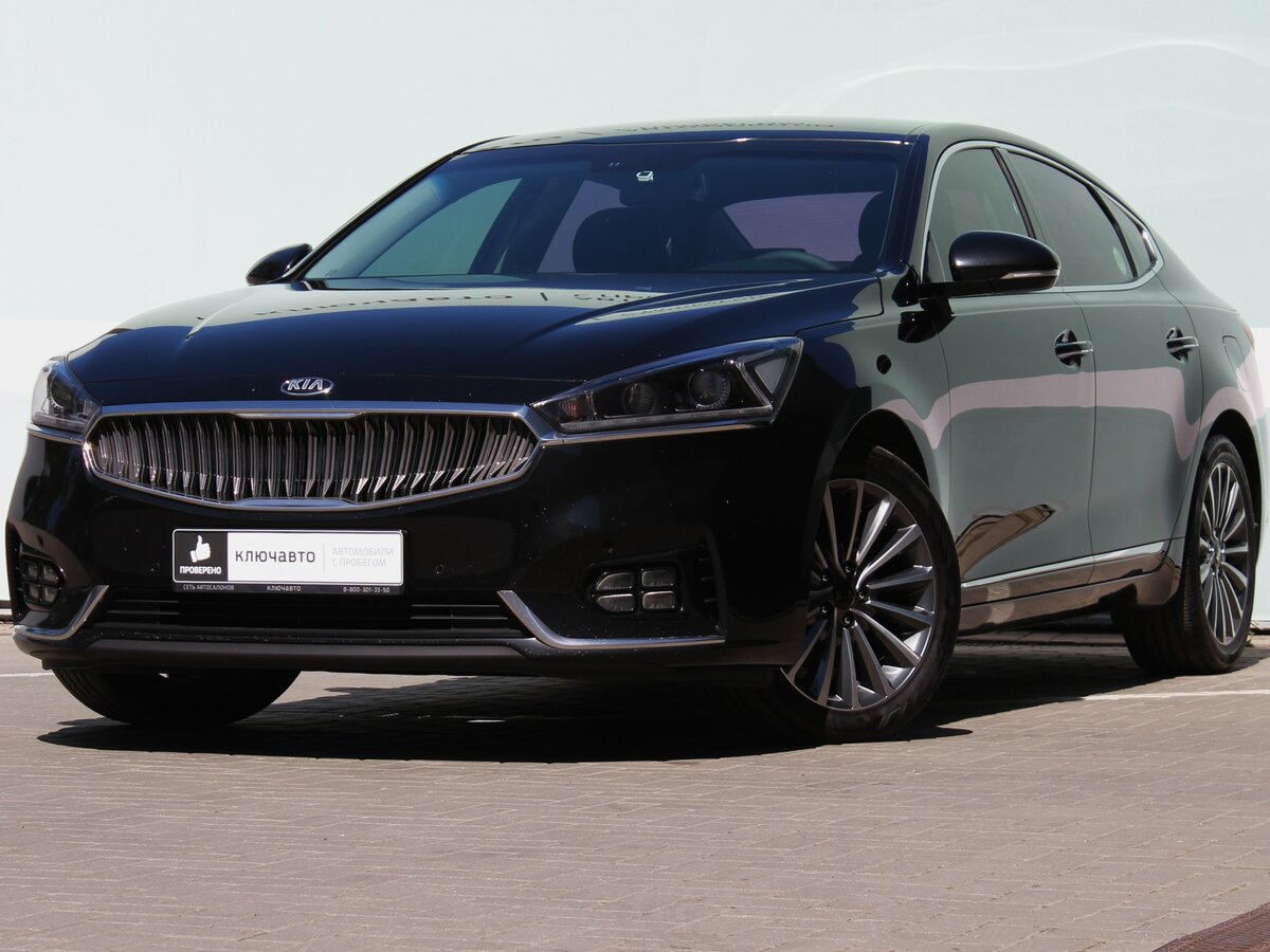 Купить б/у Kia K7 YG (II) 2.4 AT (190 л.с.) бензин автомат в Ростове-на-Дону: чёрный Киа K7 YG ...