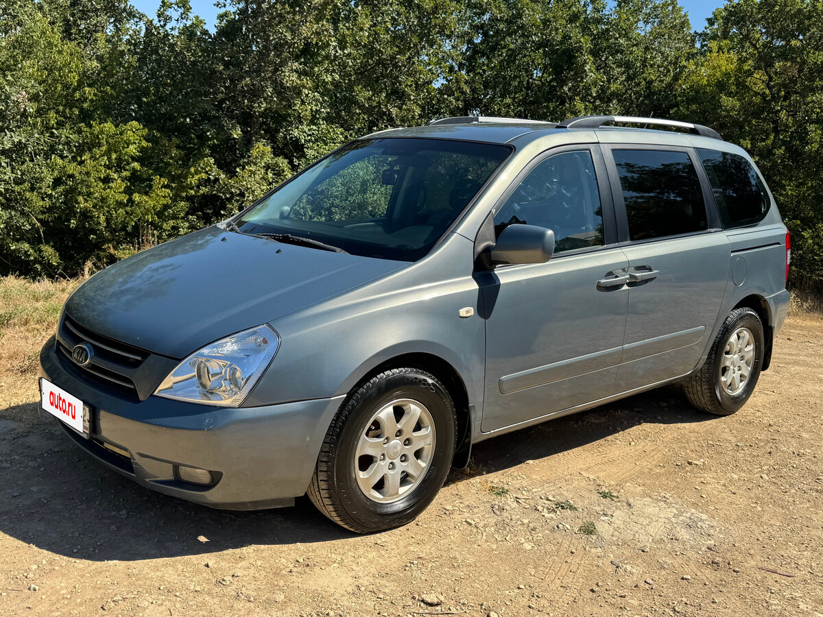 Купить б/у Kia Carnival II 2.9d MT (185 л.с.) дизель механика в Севастополе: серый Киа Карнивал ...