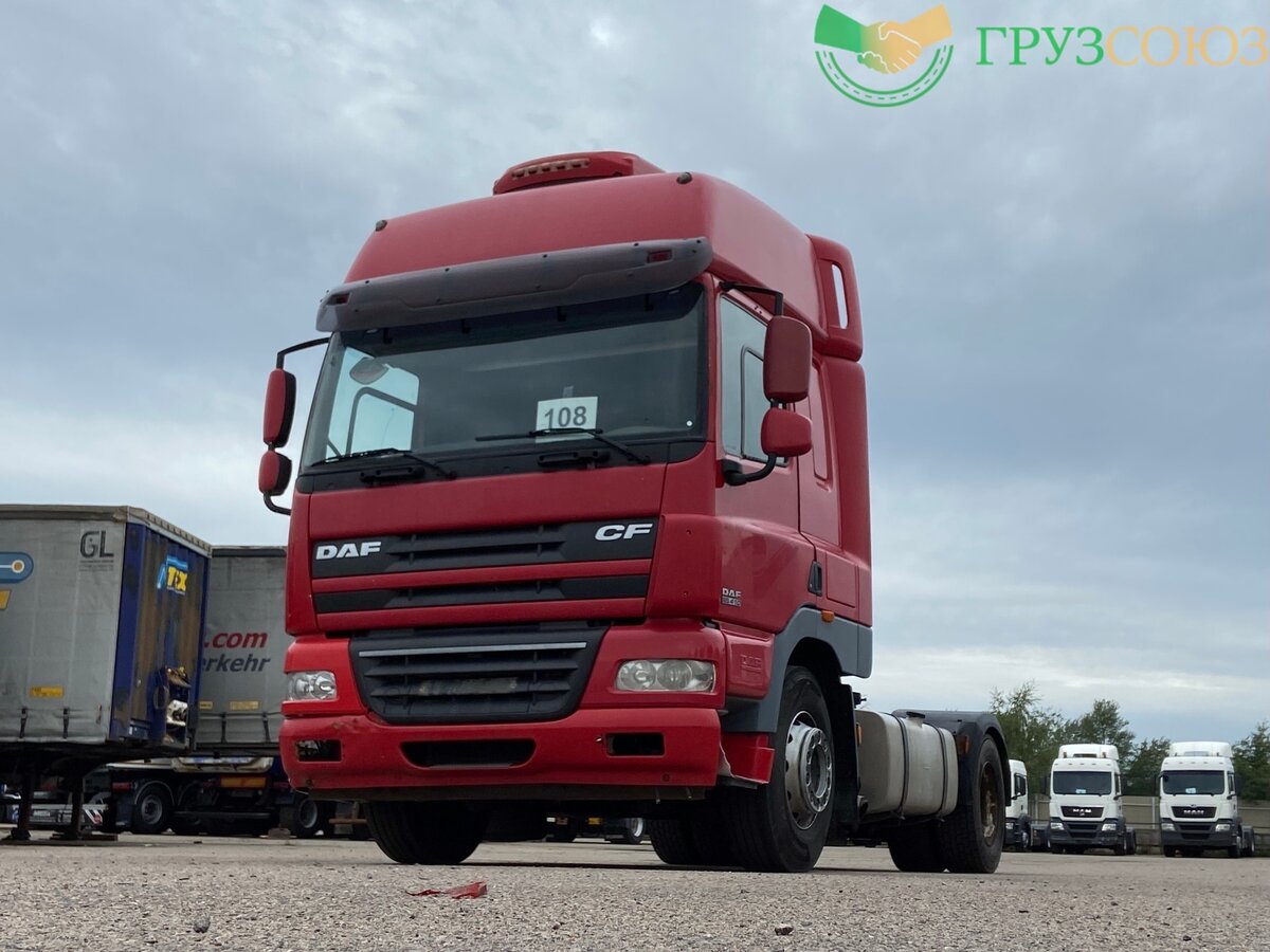 Купить б/у DAF CF-series дизель механика в Москве: красный 2011 года на ...