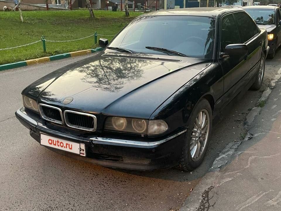 Купить б/у BMW 7 серии III (E38) 750Li 5.4 AT (326 л.с.) бензин автомат в Москве: чёрный БМВ 7 ...