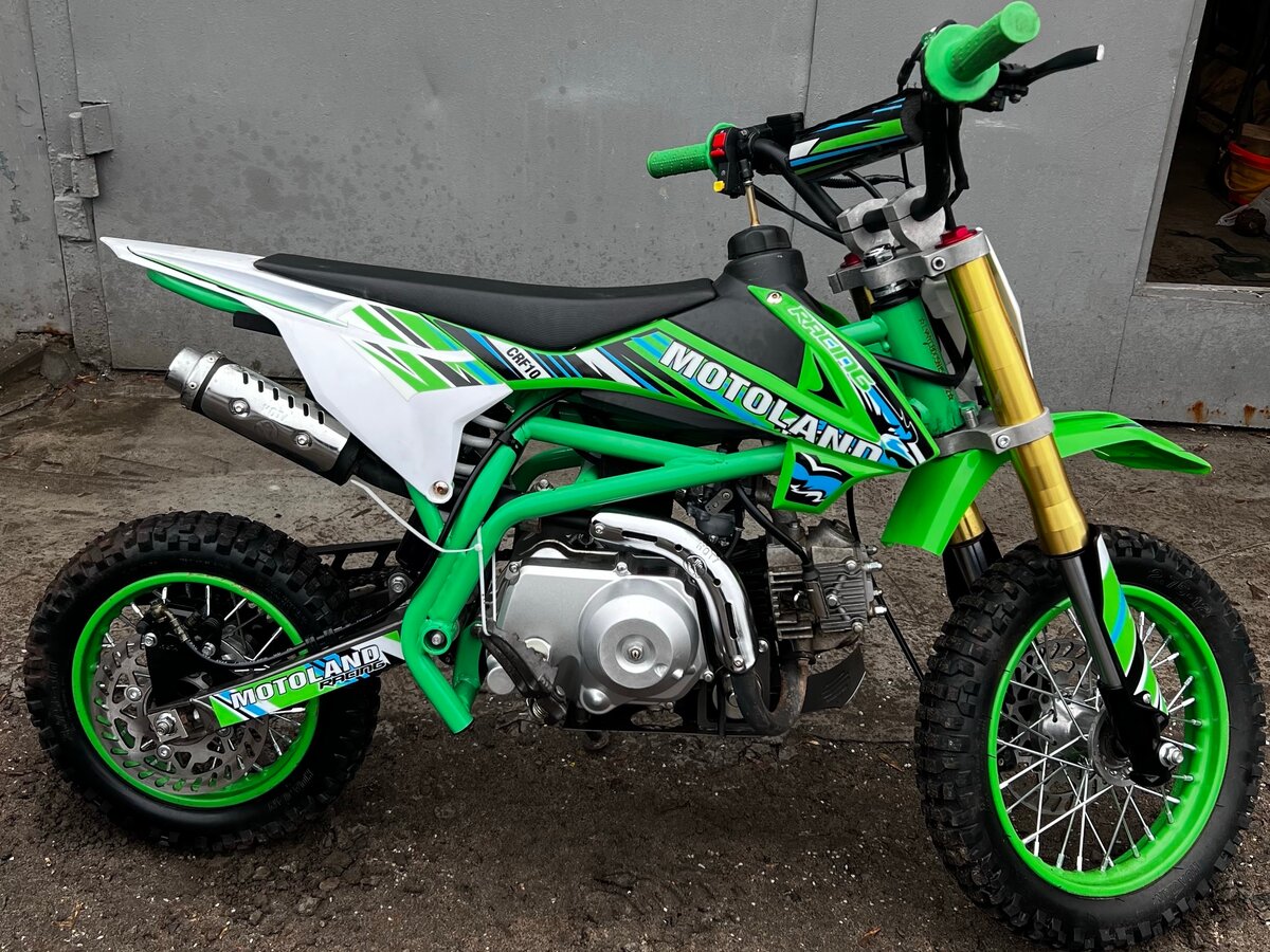 Купить б/у Motoland CRF10 в Москве: зелёный внедорожный эндуро 2022 ...
