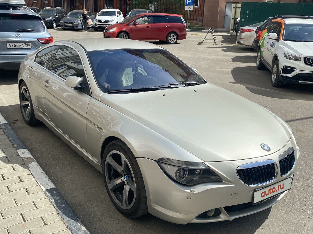 Купить б/у BMW 6 серии II (E63/E64) 630i 3.0 AT (258 л.с.) бензин автомат в Королёве: серый БМВ ...