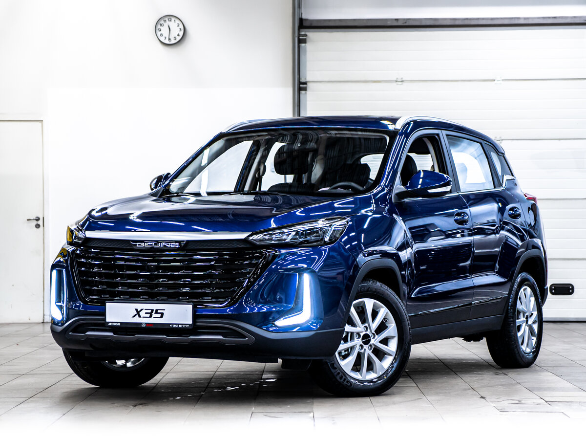 Купить новый BAIC X35 2019-2025 1.5 CVT (136 л.с.) бензин вариатор в Кудрово: синий БАИК Икс35 ...