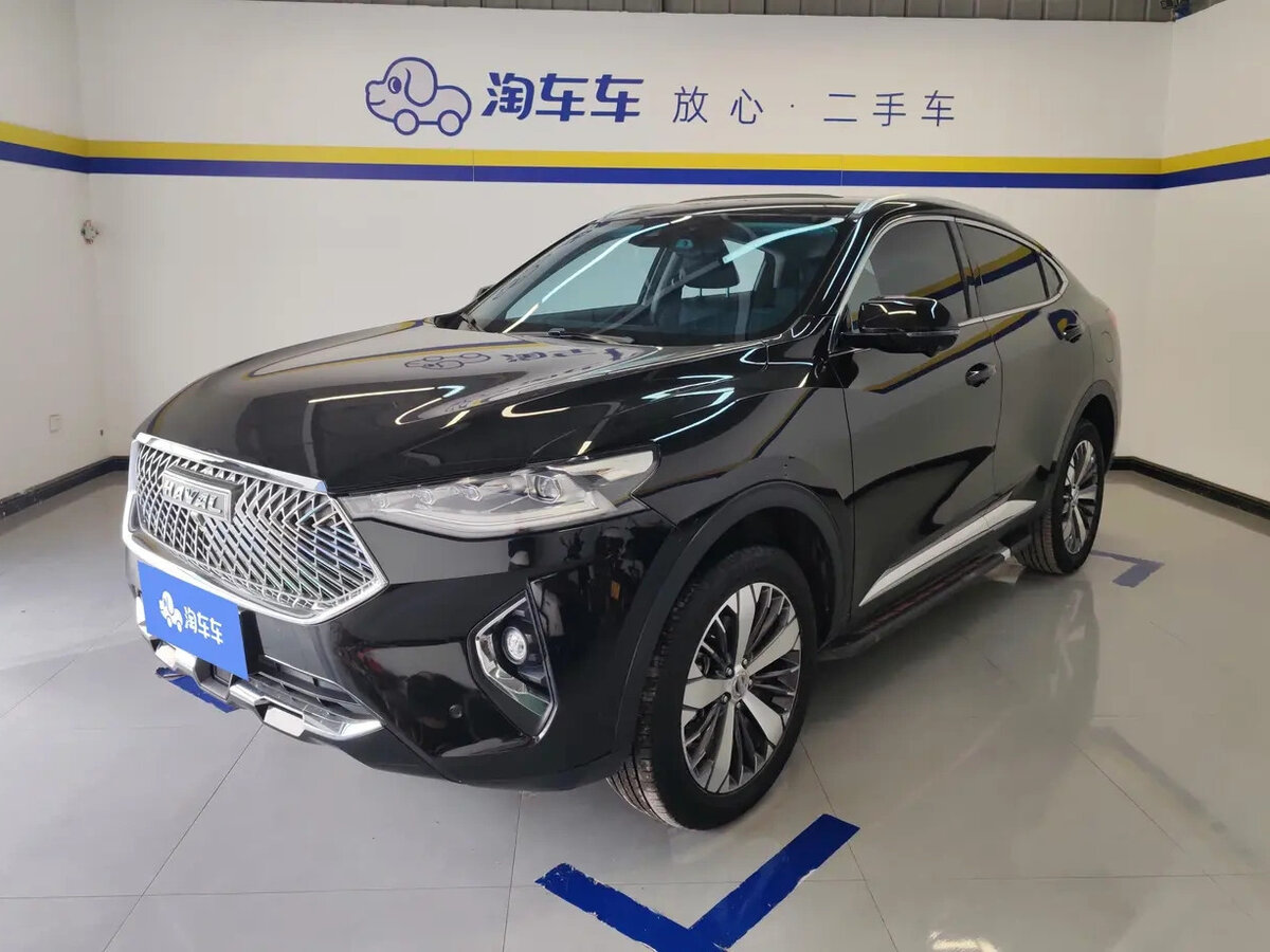 Купить б/у Haval F7x I 1.5 AMT (169 л.с.) бензин робот в Артёме: чёрный Хавэйл Ф7х I внедорожник ...
