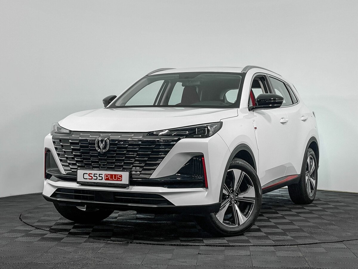 Купить новый Changan CS55 Plus II 1.5 AMT (181 л.с.) бензин робот в Санкт-Петербурге: белый ...