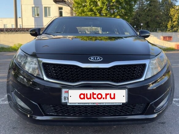 Купить б/у Kia K5 I 2.0 AT (144 л.с.) газ автомат в Могилёве: чёрный Киа к5 I седан 2011 года на ...