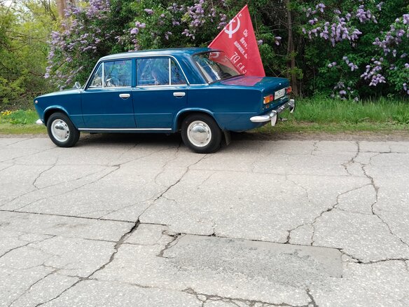 Купить б/у Lada (ВАЗ) 2101 1970-1988 1.2 MT (59 л.с.) бензин механика в Сызрани: синий Лада 2101 ...
