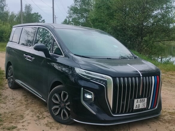 Купить б/у Hongqi HQ9 2022-2025 2.0 AT (245 л.с.) бензин автомат в Электростали: чёрный Хончи ...