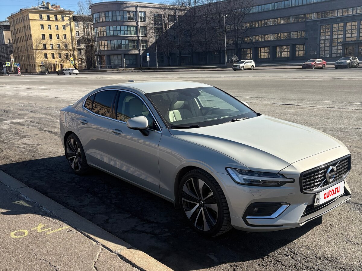 Купить б/у Volvo S60 III 2.0 AT (190 л.с.) бензин автомат в Санкт-Петербурге: серый Вольво S60 ...