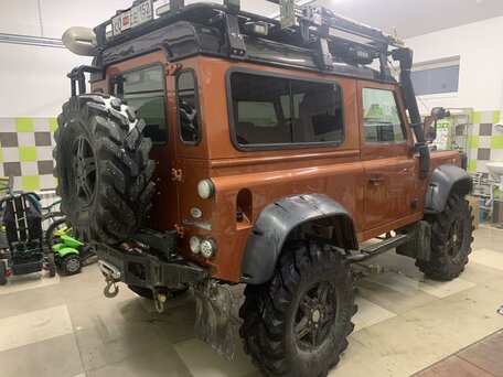 Купить б/у Land Rover Defender I Рестайлинг 90 2.4d MT (122 л.с.) 4WD ...
