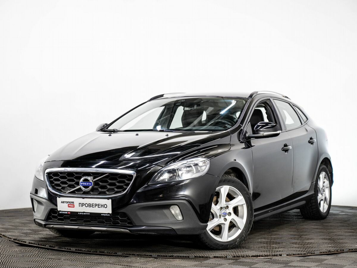 Купить б/у Volvo V40 Cross Country I 1.6d AMT (115 л.с.) дизель робот в Санкт-Петербурге: чёрный ...