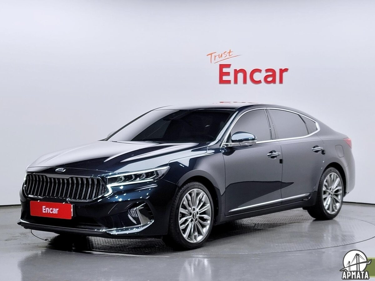 Купить б/у Kia K7 YG (II) Рестайлинг 2.5 AT (198 л.с.) бензин автомат во Владивостоке: синий Киа ...