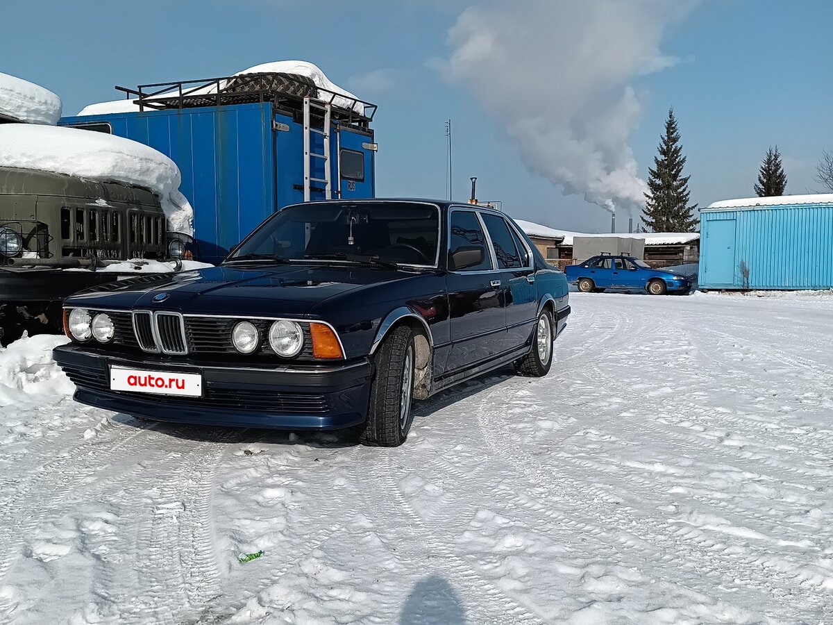 Купить б/у BMW 7 серии I (E23) 728i 5-speed 2.8 MT (184 л.с.) бензин механика в Качканаре: синий ...
