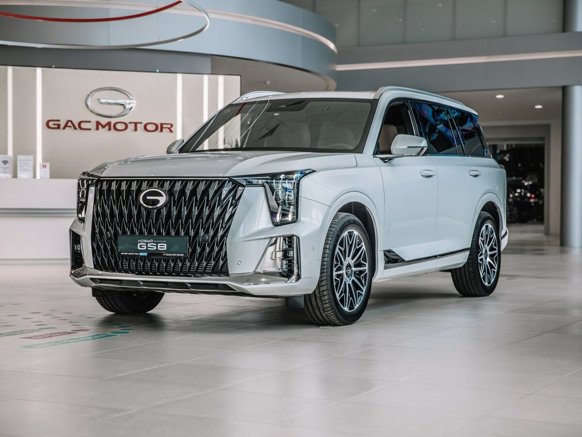 Купить новый GAC GS8 II Dragon 2.0 AT (231 л.с.) 4WD бензин автомат в Санкт-Петербурге: белый ...