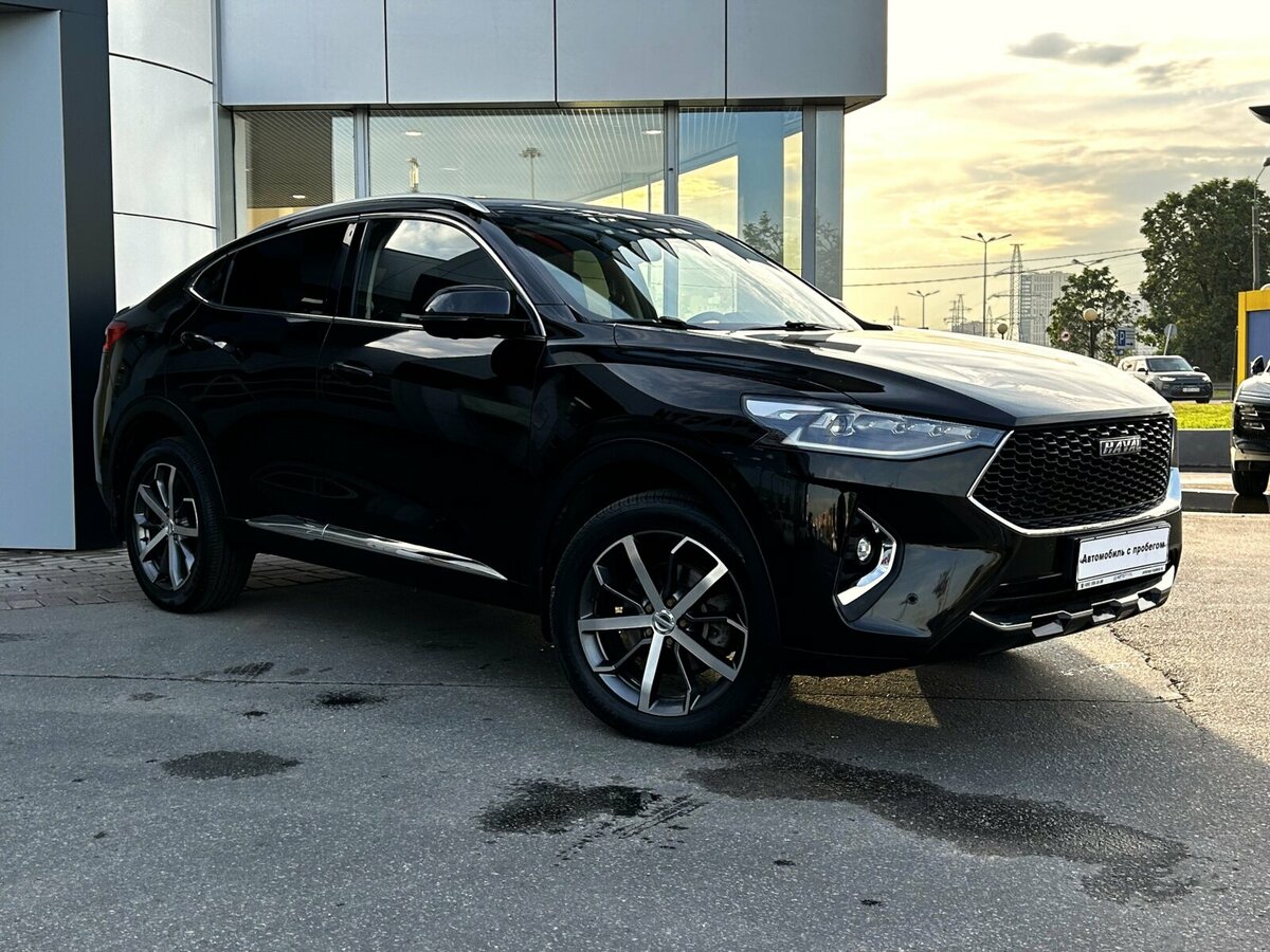 Купить б/у Haval F7x I 1.5 AMT (150 л.с.) 4WD бензин робот в Москве: чёрный Хавэйл Ф7х I ...