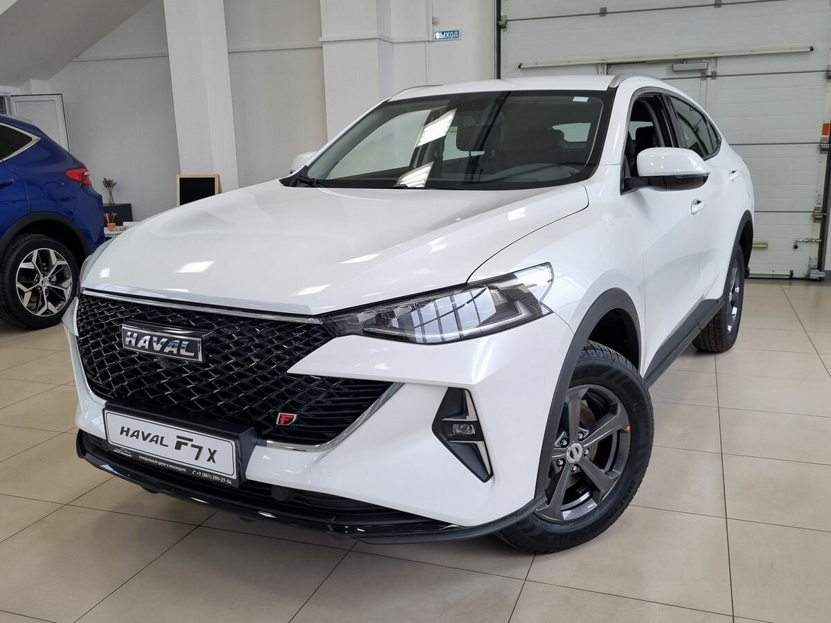 Купить новый Haval F7x I Рестайлинг 2.0 AMT (190 л.с.) 4WD бензин робот в Краснодаре: белый ...