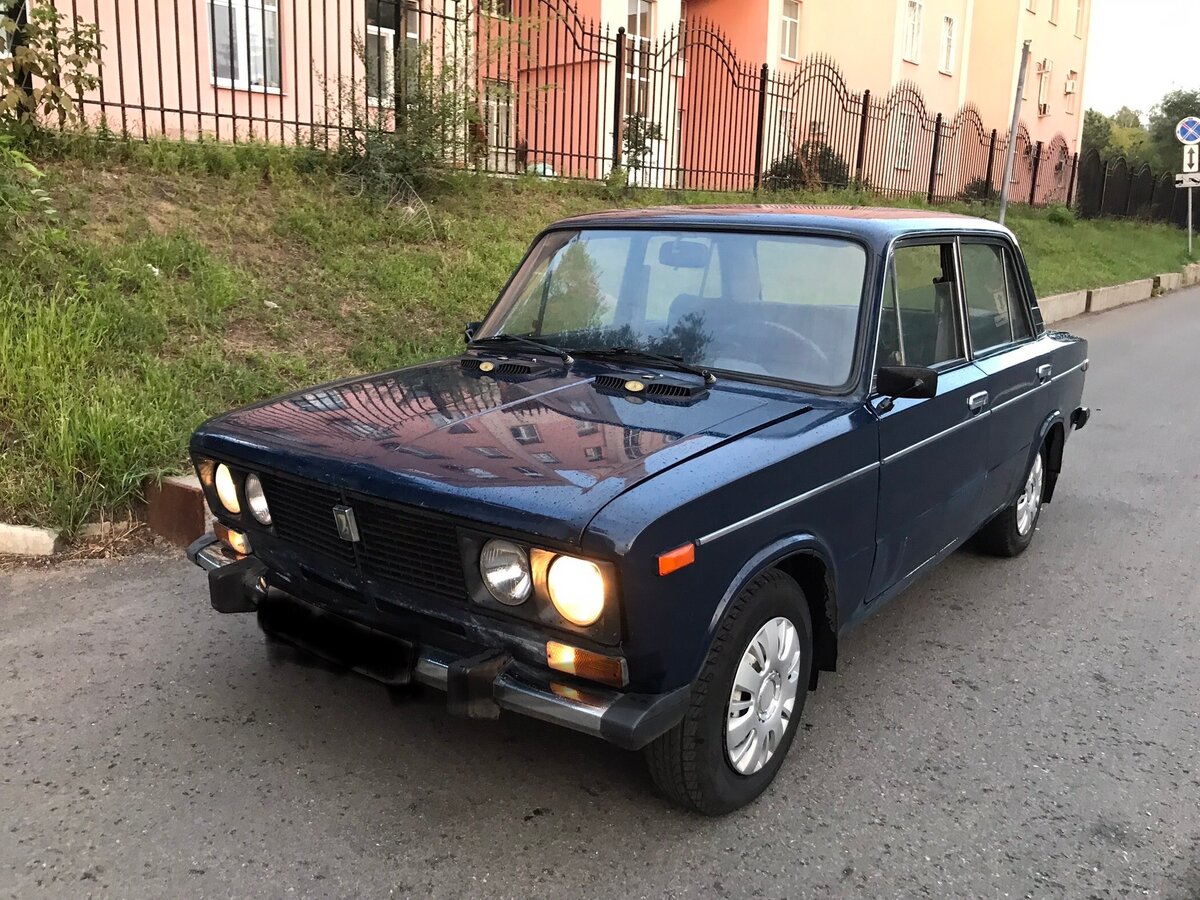 Купить б/у Lada (ВАЗ) 2106 1976-2006 5-speed 1.6 MT (74 л.с.) бензин механика в Москве: синий ...