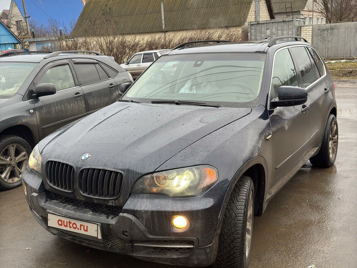 Купить б/у BMW X5 II (E70) 48i 4.8 AT (355 л.с.) 4WD бензин автомат в Орле: синий БМВ Х5 II (E70 ...