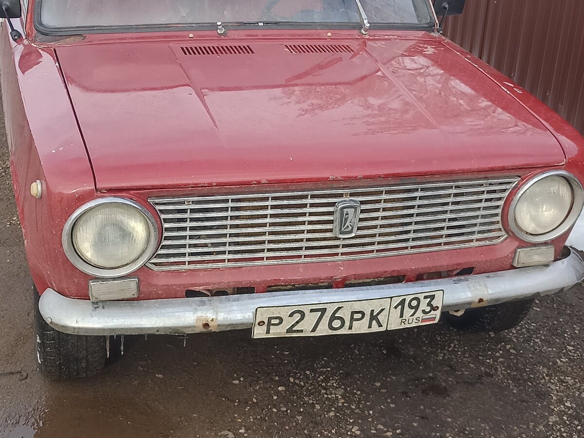 Купить б/у Lada (ВАЗ) 2101 1970-1988 1.2 MT (64 л.с.) бензин механика в Краснодаре: красный Лада ...