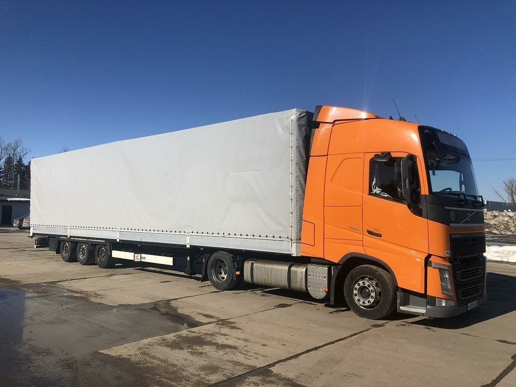 Купить б/у Volvo FH дизель автомат в Солнечногорске: оранжевый 2017 ...