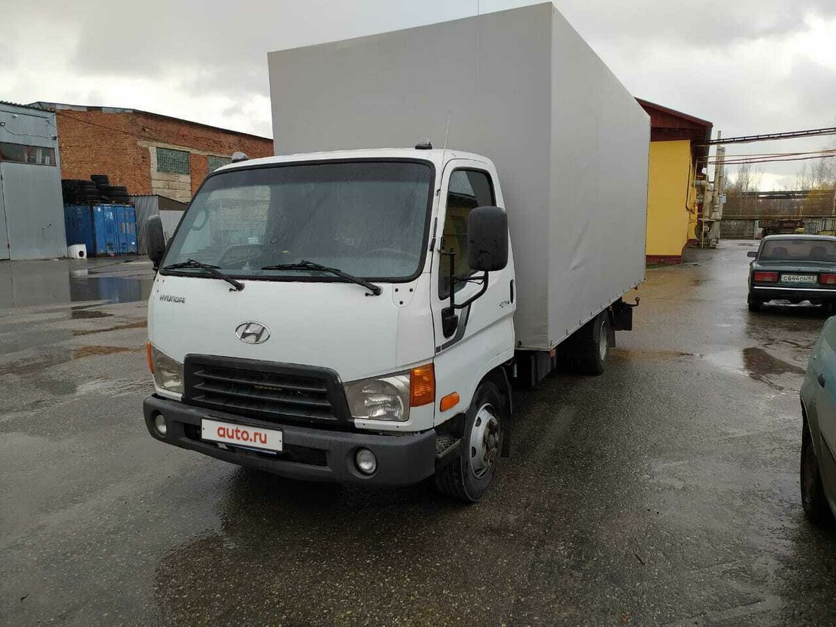 Купить б/у Hyundai HD78 дизель механика в Лесном: белый фургон 2007 ...