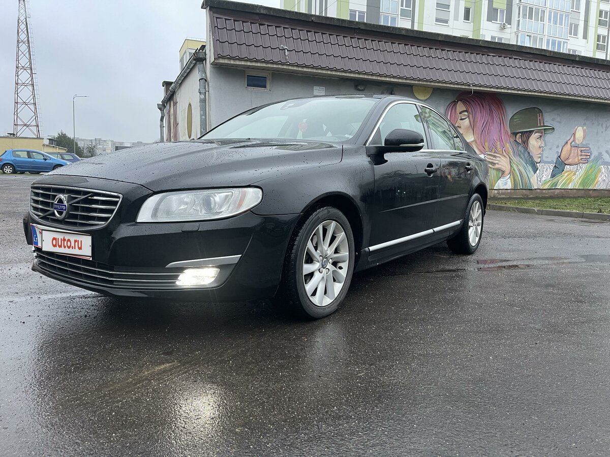 Купить б/у Volvo S80 II Рестайлинг 2 2.0d AT (181 л.с.) дизель автомат в Барановичах: чёрный ...