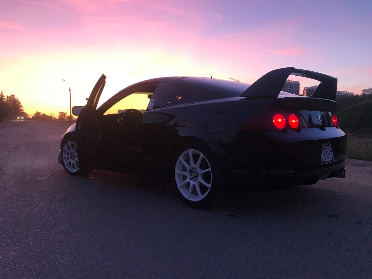 Купить б/у Acura RSX I Рестайлинг 2.0 MT (212 л.с.) бензин механика в Минске: чёрный Акура рсх I ...