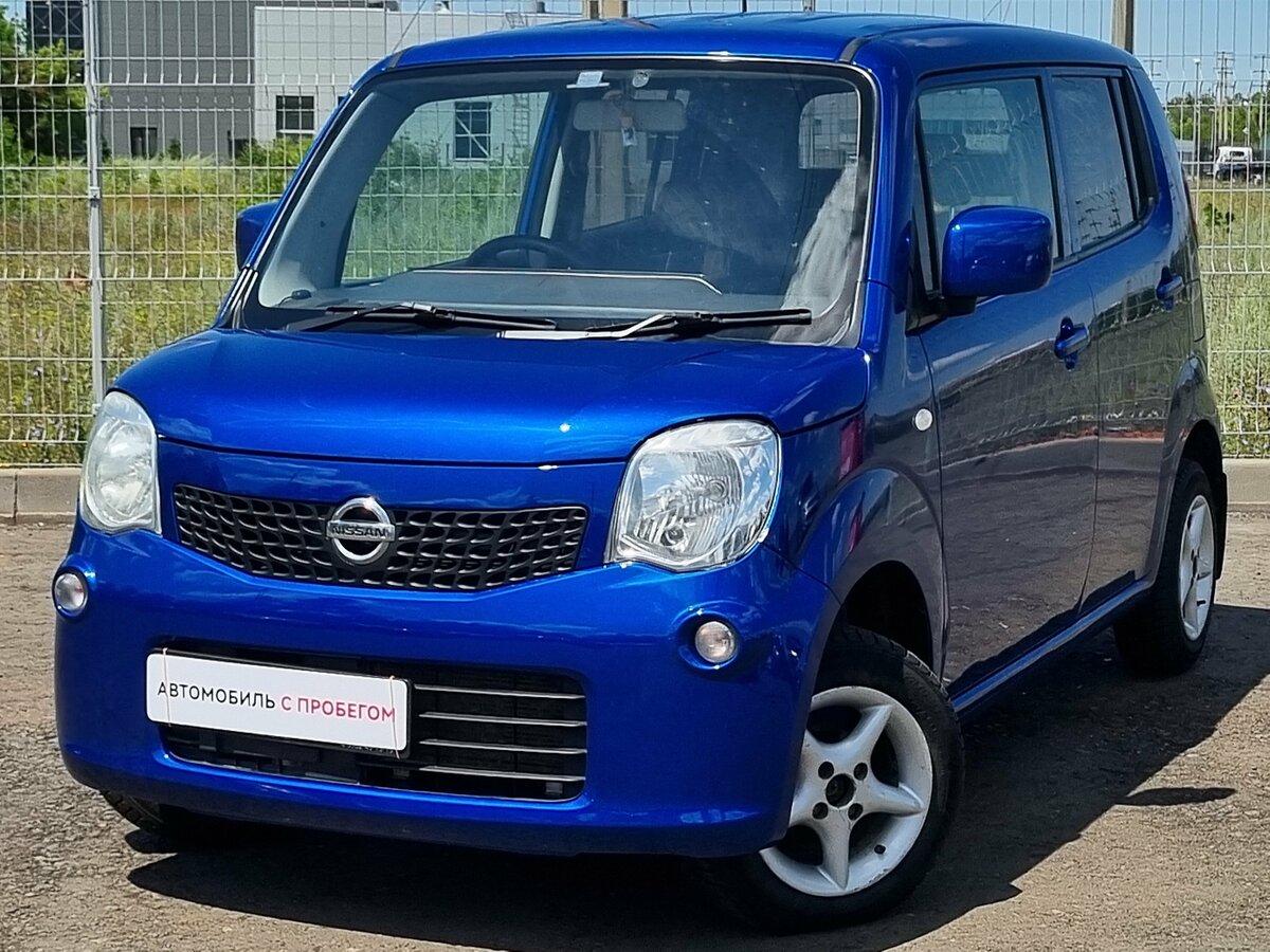 Купить б/у Nissan Moco III 0.7 CVT (54 л.с.) бензин вариатор в Оренбурге: синий Ниссан Моко III ...