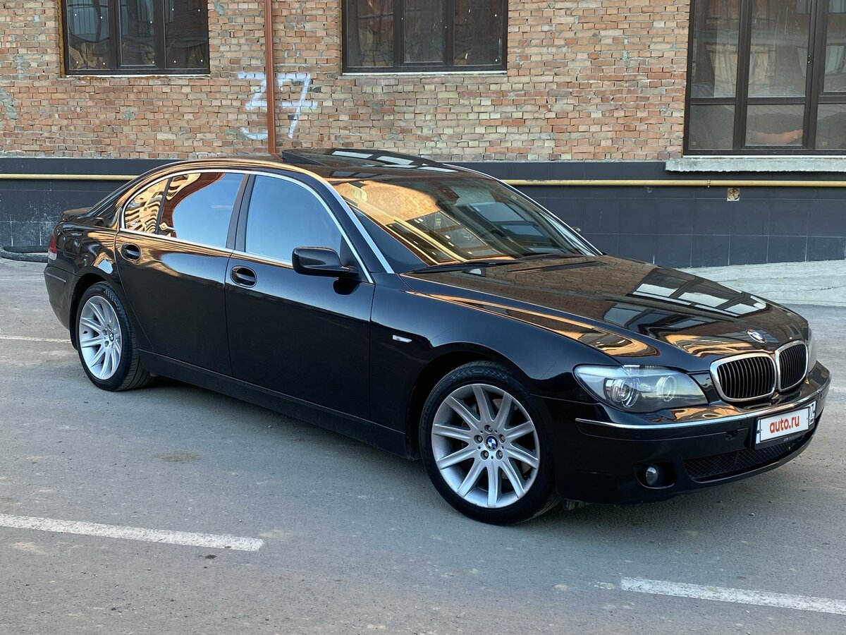 Купить б/у BMW 7 серии IV (E65/E66) Рестайлинг 750i 4.8 AT (367 л.с.) бензин автомат в ...