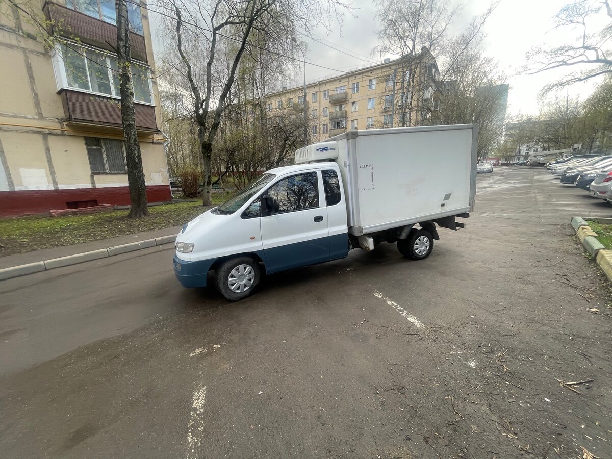 Купить б/у Hyundai Libero дизель автомат в Москве: белый рефрижератор ...